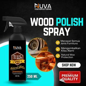 Jual NUVA - Wood Polish Spray Pengkilap Kayu Furniture Meja Kayu - Kota ...
