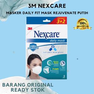 Jual Masker 3M Nexcare Daily Fit Mask Rejuvenate Putih / Masker ...