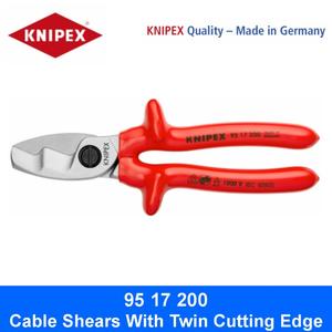 Jual Tang Potong Kabel 95 17 200 Knipex Cable Shears With Twin Cutting ...