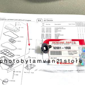 Jual 1 Buah Baut Pengunci Box Filter Ninja R Ss Original - Jakarta ...