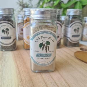 Jual MySPICE Lada Putih Bubuk Merica 65g ( White Pepper Powder ) - Kota ...