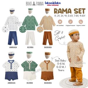Jual Bohopanna Couple Rama Papa Dan Anak 0-10 Tahun Setelan Koko Peci ...