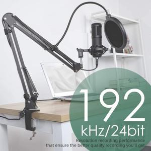 Jual SOUNDTECH USB MICROPHONE CONDENSER STAND SCISSOR ST800 MIC BOOM ...