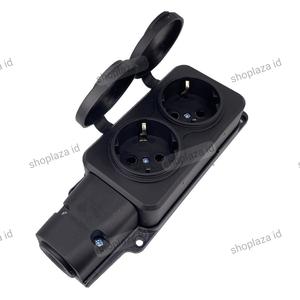 Jual Stop Kontak Waterproof Karet IP54 Outdoor Colokan Listrik Anti Air ...