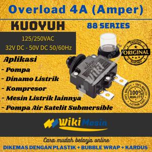 Jual [ORI] Overload Submersible Pompa 4 A Kuoyuh 4 Ampere Thermal Relay ...