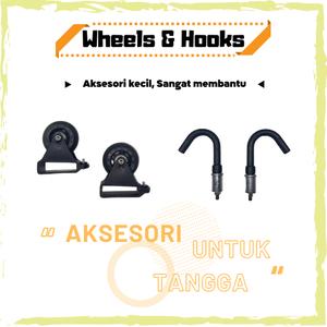 Promo Pengait dan Roda Untuk Tangga Teleskopik - Roda - Jakarta Selatan ...