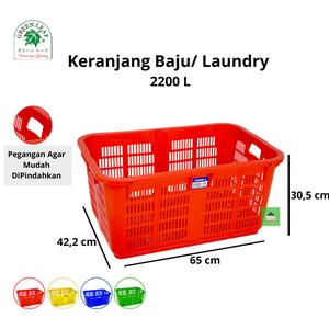 Jual Green Leaf Container Keranjang Industri lubang 2200 L - Merah ...