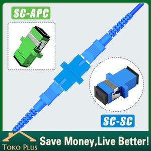 Jual Adapter SC UPC Sambungan Fiber Optic Barel Konektor FO Optik ...