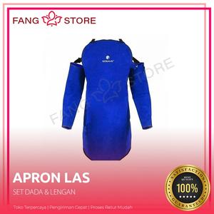 Jual Apron Las Lengan Badan Set Safety Welding Pelindung Kulit ...