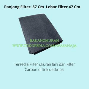 Jual filter asap carbon minyak untuk cooker hood exhaust fan kompor ...