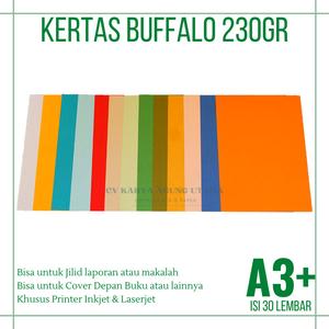 Jual Dijual Kertas Buffalo A3 Plus Isi 30 Lembar / Kertas Karton ...