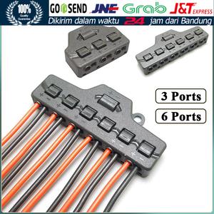 Jual Splitter Konektor Terminal Kabel Lampu Led 1 In 3 Out 1 Ke 6 Multi ...