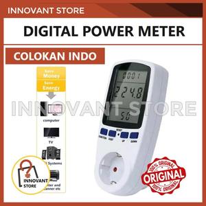 Jual POWER KWH METER AMPERE VOLT WATT METER DAYA LISTRIK SOCKET DIGITAL - Kota Denpasar ...
