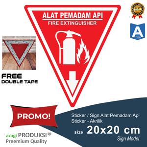 Jual Rambu Alat Pemadam Api Ringan Sign Rambu APAR 20x20 cm. Plat ...