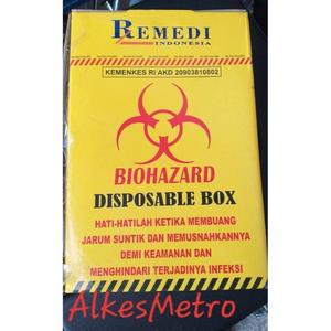 Jual DISPOSABLE BOX/SAFTY BOX/TEMPAT LIMBAH,SAMPAH 5Ltr - Kota Surabaya ...