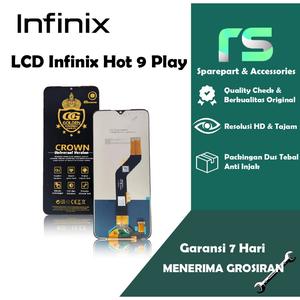 Jual LCD TOUCHSCREEN INFINIX HOT 9 PLAY X680 COMPLETE ORIGINAL FULL SET ...