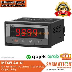 Jual Autonics MT4W-AA-41 Ampere Meter / Panel Meter AC, 100-240 VAC ...