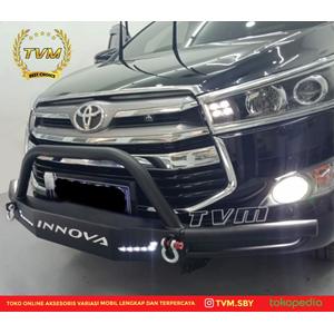 Jual Bumper Bemper depan Tanduk besi Innova Reborn 2018 with DRL LED ...