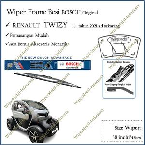 Jual Wiper Frame Besi Kaca Mobil Renault Twizy tahun 2021 2022 2023 ...