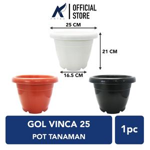 Jual GOL VINCA 25 Pot Tanaman Tumbuhan Bunga Plasti Kuping Hitam Putih - Kota Bandung - kikisaja ...