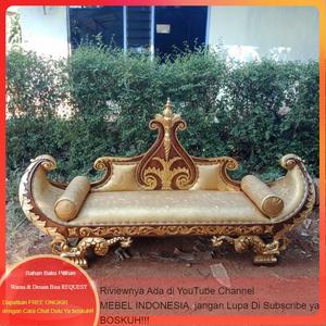 Jual Desain Jual Sofa Perahu Aladin Gold (custom) plus bantal Minimalis ...