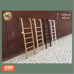Jual INI MURAH !!! RAK TANGGA KAYU RAK HANDUK TANGGA RAK MUKENAH TANGGA ...
