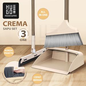 Jual JUAL HUGO Sapu Lantai 3 in 1 Broom Set Alat Pembersih Lantai Sapu ...