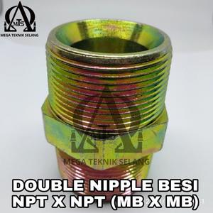 Jual Double Nepel Besi 1 1/2" Npt X Npt #3000 Double Nipple 1 1/2 Mb X Mb - Kab. Bogor - Tita ...