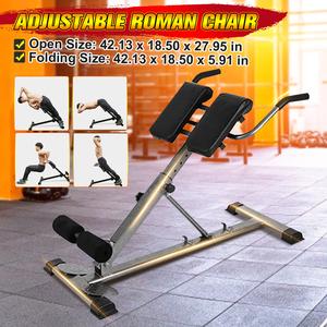 Jual Folding Adjustable Roman Chair Sit Up BenchesWaist Abdominal ...