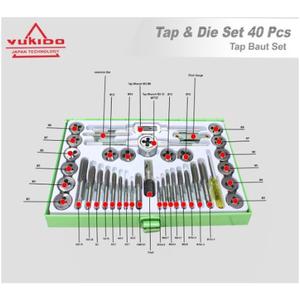Jual Tap Die Set Alat Snai dan Tap Ulir Dart Mur Baut Alat Senai 40pcs ...
