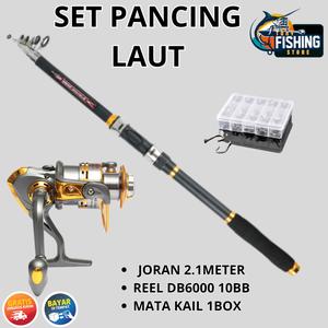 Jual Set Pancing Laut Kean Max Paket Mancing Stik Carbon Tongkat Pancing - Jakarta Selatan ...