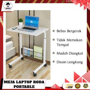Jual Meja Laptop Portable Roda Meja Roda Portable Stand Aluminium Meja ...