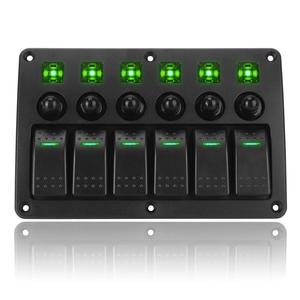 Jual Panel Saklar Rocker Laut Kontrol Sirkuit, Tahan Air 12 ~ 24V ...