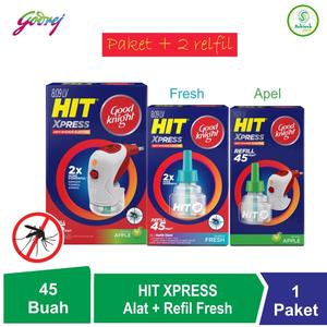 Jual Hit Expert Xpress Refill 45Hari - Hit Elektrik Wangi Apple Fresh ...
