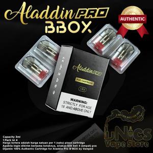 Jual Cartridge Aladdin Pro Bbox 2Ml 1.0 Ohm Authentic Katrid Pod By ...
