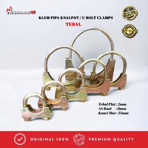 Jual U BOLT CLAMPS KLEM PIPA KLEM KNALPOT TEBAL 1" 11/4 11/2 2 21/2 3 4 ...