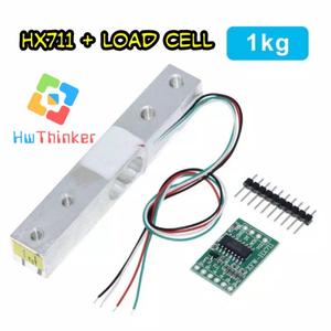 Jual Sensor Berat Weight Load Cell 1 kg Loadcell 1kg HX711 for Arduino ...