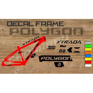 Jual Stiker Frame Sticker Decal Sepeda POLYGON XTRADA BISA CUSTOM - Kab ...