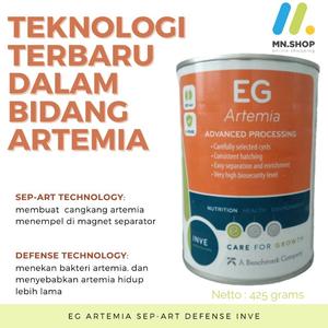 Jual Artemia EG 425gr / EG Artemia Sep-Art Defense Inve / Artemia ...