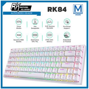 Jual ♢♢ ROYAL KLUDGE RK84 WIRELESS MECHANICAL KEYBOARD GAMING 75% ...