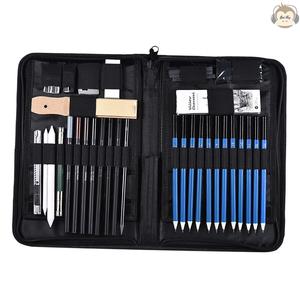 Jual 40pcsset Profesional Sketsa Menggambar Pensil Kit Termasuk Sketsa ...