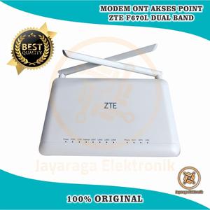 Jual NGW Modem Router ONT ZTE F670L Dual Band 2.5G & 5G ORIGINAL - Kota ...