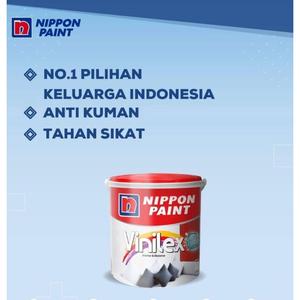 Jual Cat Tembok Vinilex Putih 1kg Asli pabrik Nippon Paint Ukuran 1 kg ...