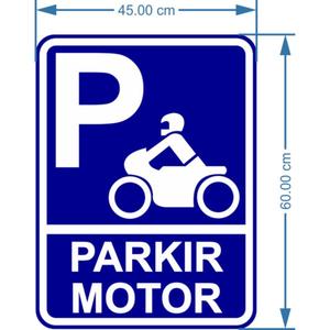 Jual Rambu Parkir Motor Model Kotak 45cm x 60cm - Kota Semarang ...