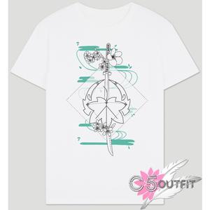 Jual KAOS KAZUHA SWORD ANEMO WIND EFFECT CONS COMBED 30S - Putih, M ...