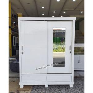 Jual Lemari Pakaian 2 Pintu Sliding Jumbo Kayu Bloktik - Jakarta Barat ...