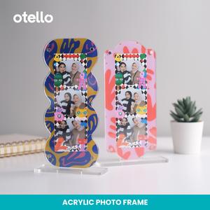 Jual Acrylic Photostrip Frame Pajangan Meja Foto Akrilik Photo Holder ...