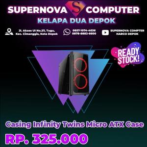 Jual ready Casing Infinity Twins Micro ATX Case - Kab. Kediri ...
