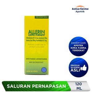 Jual ALLERIN EXPECTORANT SIRUP 120 ML / OBAT BATUK BERDAHAK / KIMIA ...