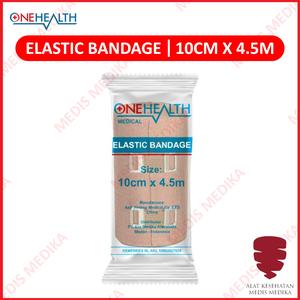 Jual Elastic Bandage 10cm x 4.5m OneHealth Perban Elastis P3K Verban ...